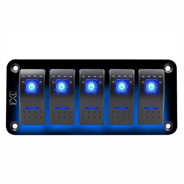 SWITCH PANEL,5 GANG ROCKR – Victory Products
