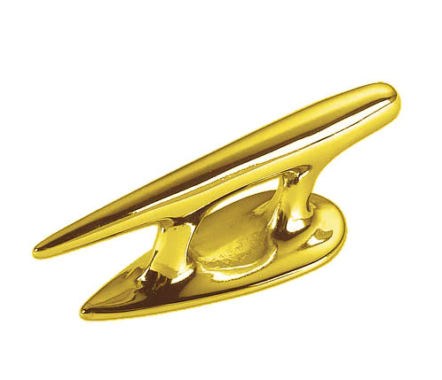 CLEAT,BOW POLISHED BRASS – Victory Products